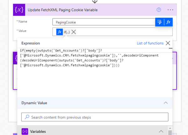 Power Automate Using Fetchxml Retrieve More Than 5000 Records