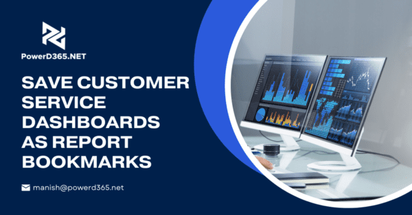 Save Customer Service Dashboards As Report Bookmarks